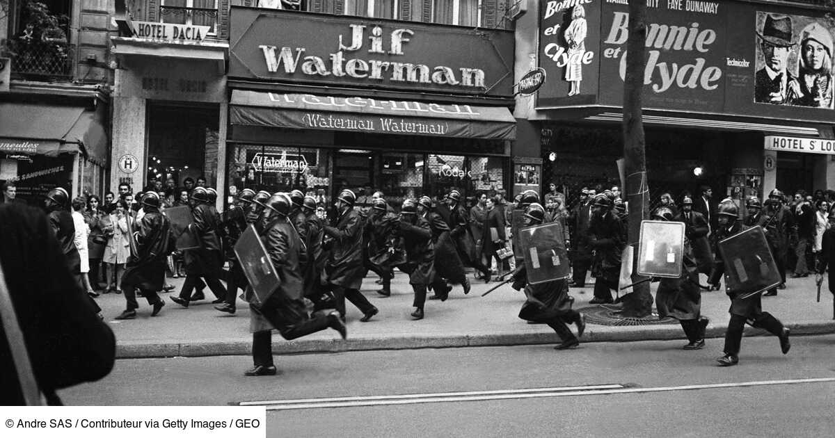 Mai 68 : les barricades vues du côté des CRS - Geo.fr
