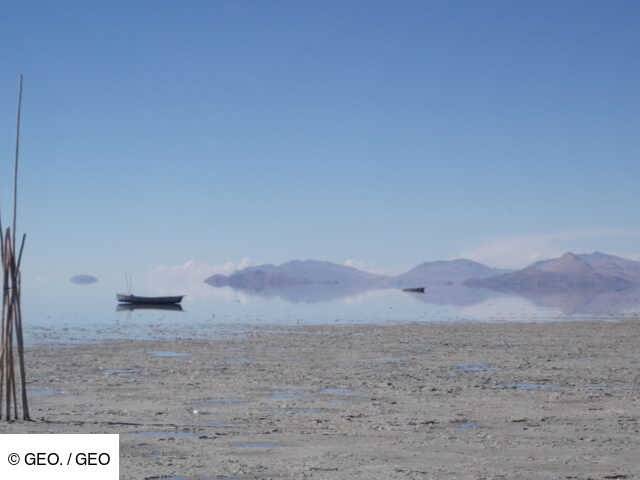 Le lac Poopó, l’un des plus grands de Bolivie, est sur le point de ...