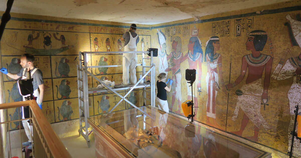 La tombe de Toutânkhamon prend un coup de jeune grâce à une vaste ...
