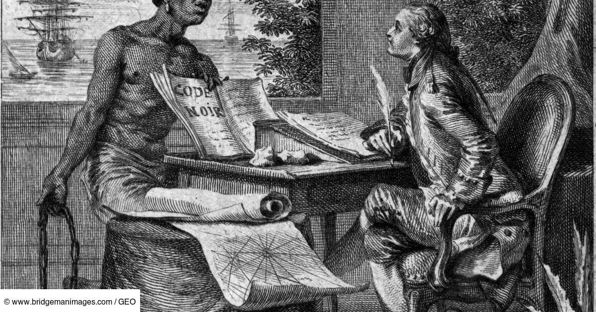 Esclavage : le Code noir, un progrès ? - Geo.fr