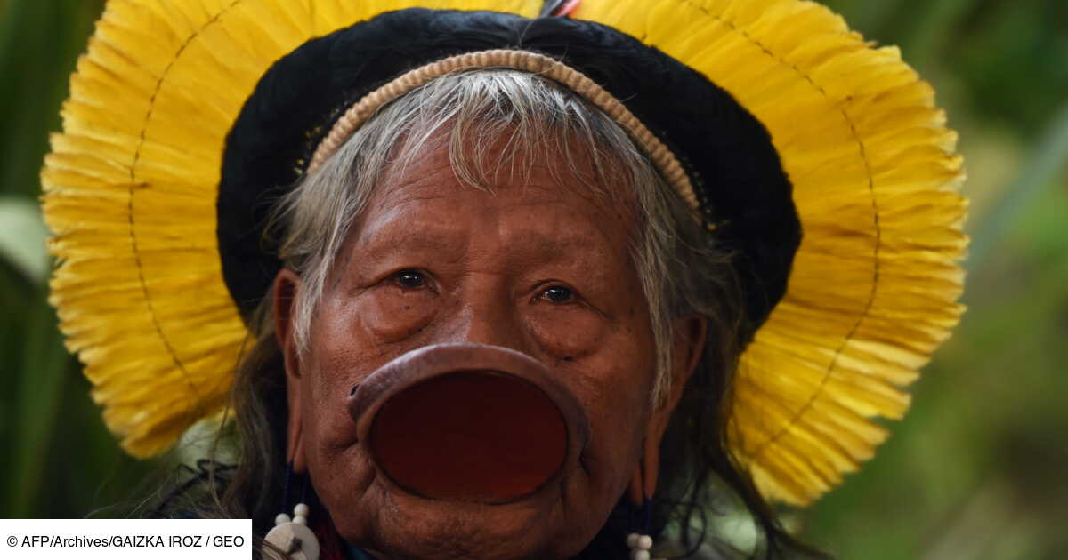 Le chef indien Raoni à Bordeaux pour un festival sur l'Amazonie - Geo.fr