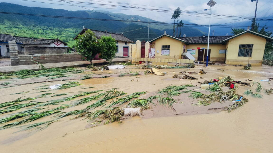 Chine: 12 morts après des inondations dans le Sud-Ouest - Geo.fr
