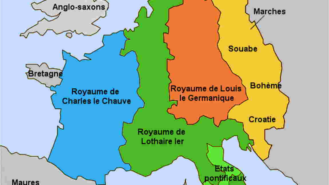 Le traité de Verdun de 843, ancêtre de l’Europe ? - Geo.fr