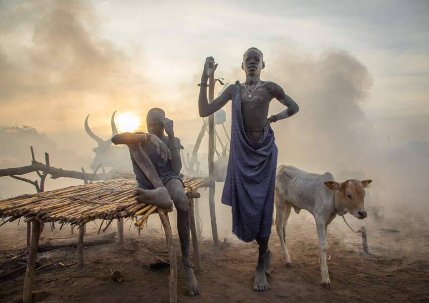 Au Soudan du Sud avec les Mundari, étonnants pasteurs du Nil - GEO
