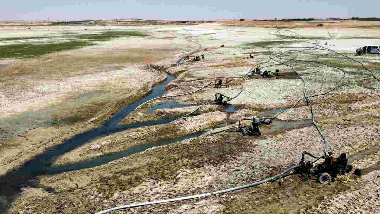 Syrie: sécheresse et géopolitique menacent les riverains de l'Euphrate ...