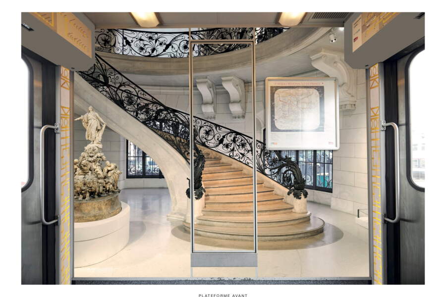 Le RER C se transforme en « Train Paris Musées ». - GEO