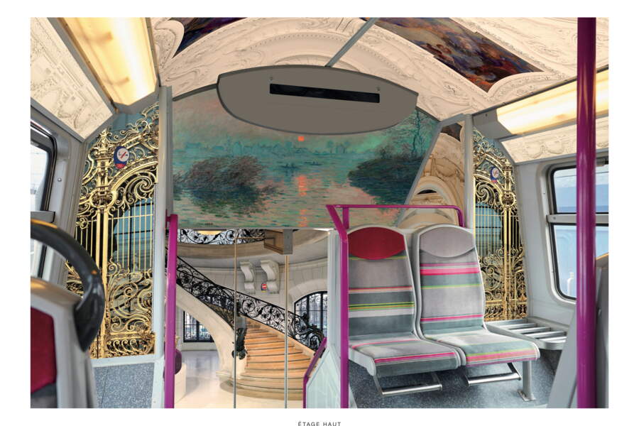 Le RER C se transforme en « Train Paris Musées ». - GEO