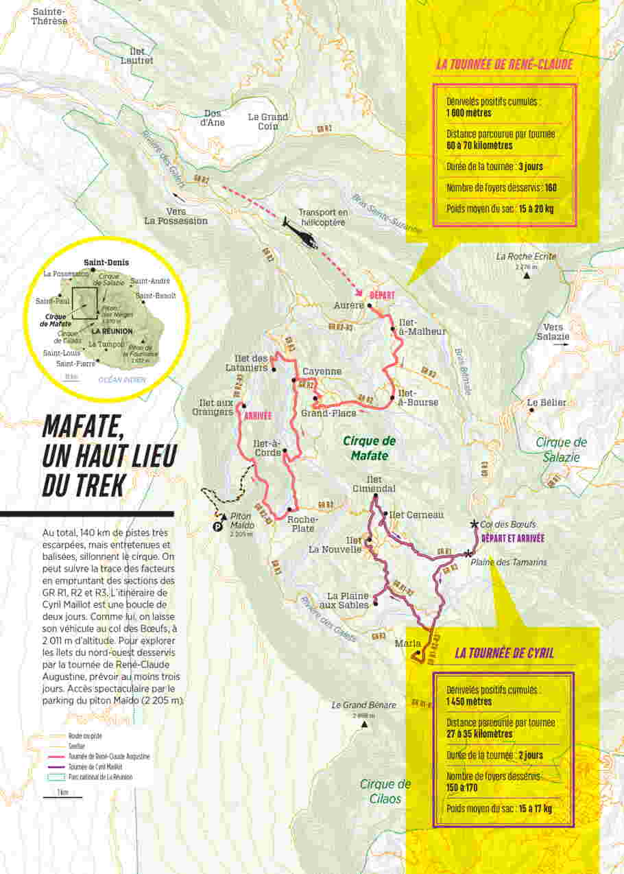 A La Réunion, on a suivi les deux facteurs de l'extrême du cirque de ...