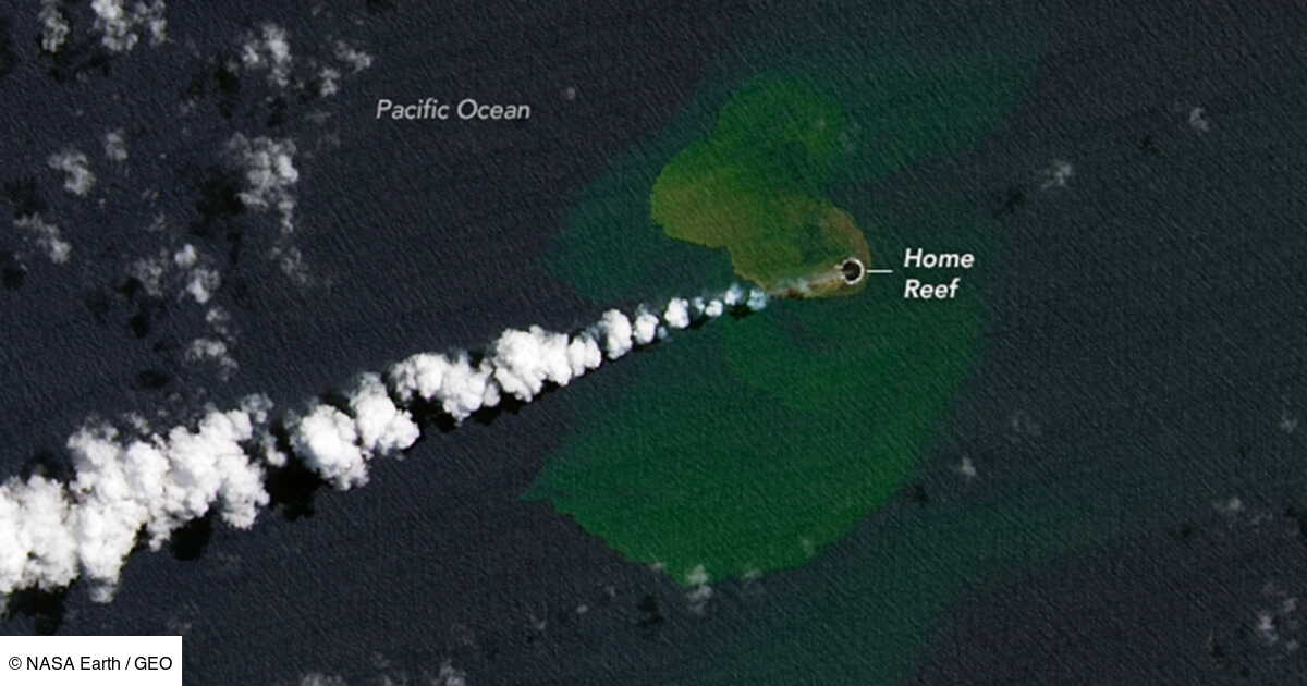 Éruption volcanique sous-marine : une nouvelle île apparaît dans le ...