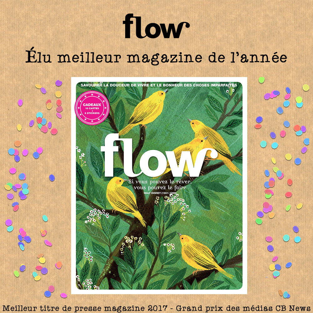 Flow élu meilleur titre de presse magazine 2017 ! | Flow