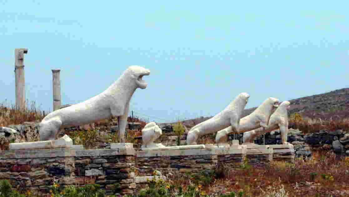 Lions de Délos à l'Arsenal de Venise , Ces deux lions,... - Geo.fr