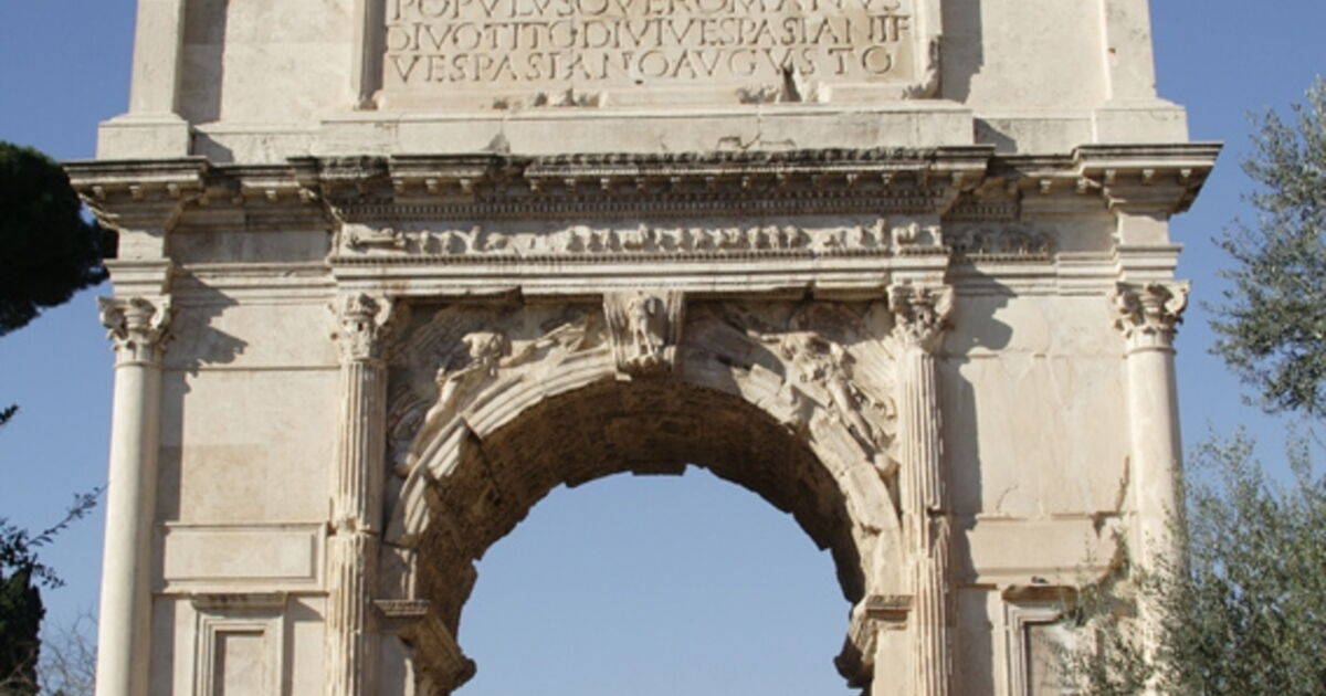 L'Arc de Titus, Rome, - Geo.fr