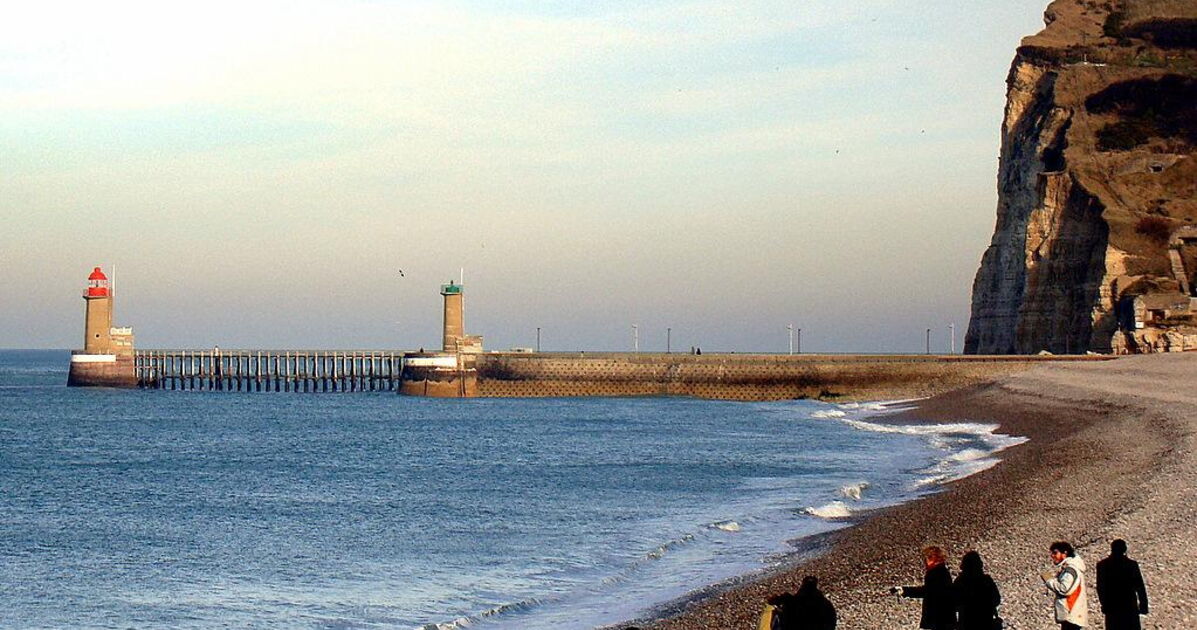 Fécamp : sur la plage, - Geo.fr