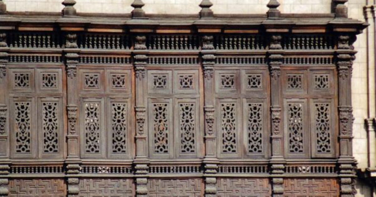 détail d'un balcon, détail d'un balcon de l'arche1 - Geo.fr