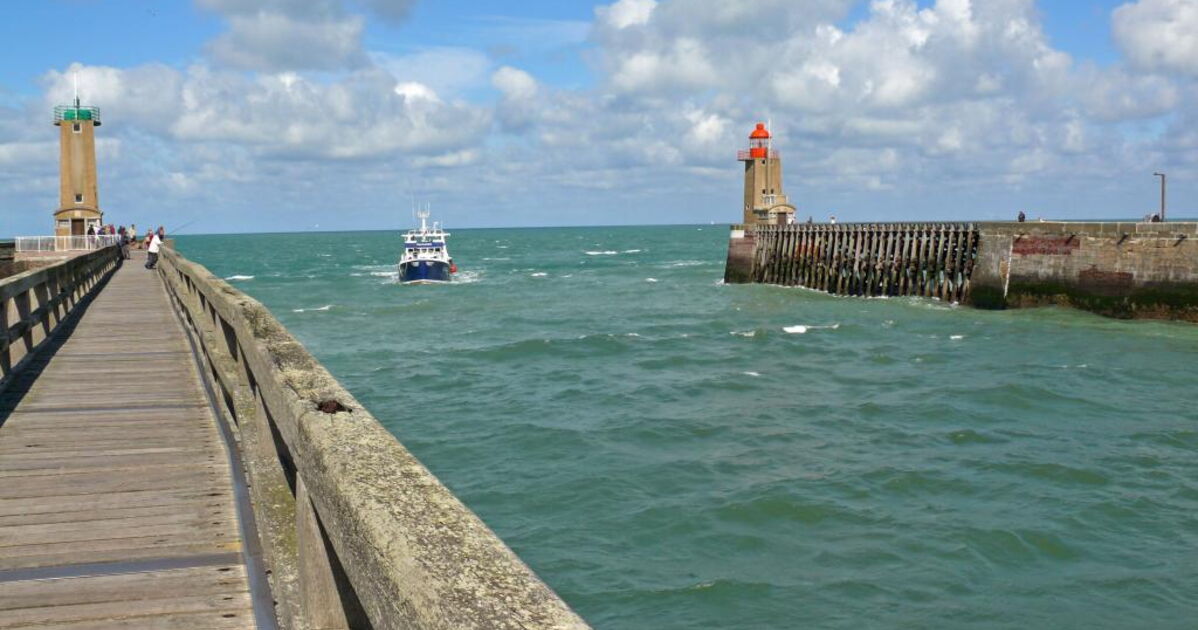 Entrée du Port de Fécamp, - Geo.fr