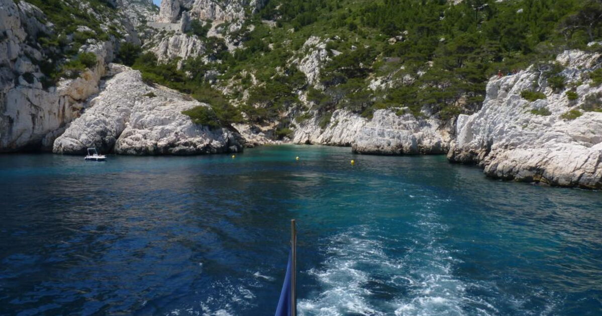 Entrée ds la calanque de Marseilleveyre, - Geo.fr