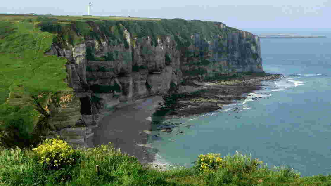 Sur la plage d'Antifer, - Geo.fr