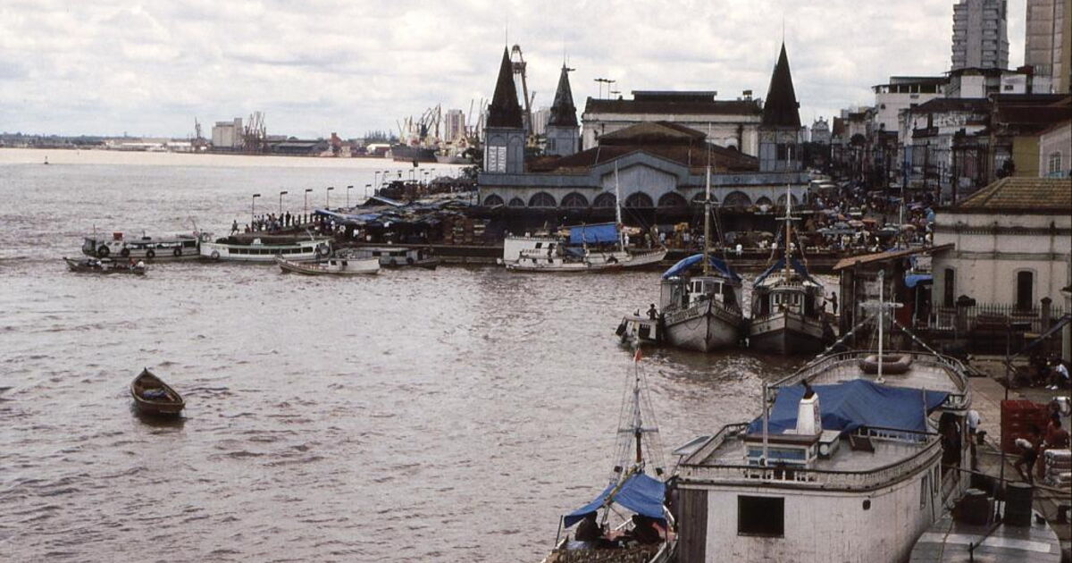 BELEM BRESIL, LE PORT DE BELEM A MAREE HAUTE. - Geo.fr