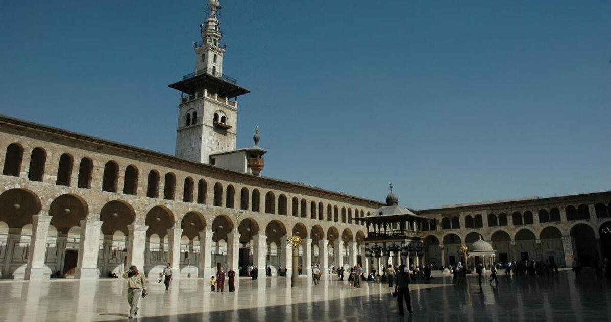 DAMAS, MOSQUEE DES OMEYYADES MINARET DE LA1 - Geo.fr