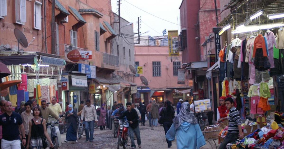 Dans les rues de la Médina à Marrakech, - Geo.fr