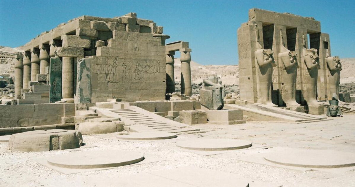 Egypte Thèbes le Ramesseum_210.jpg, - Geo.fr