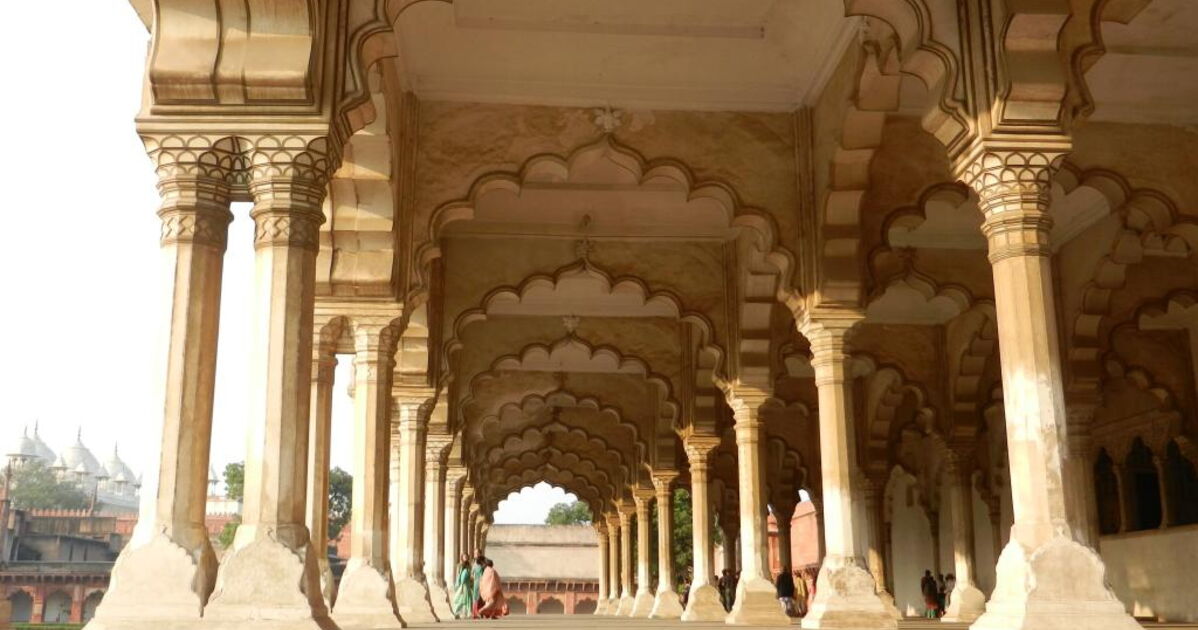 A l’intérieur du fort rouge à Agra.JPG, - Geo.fr