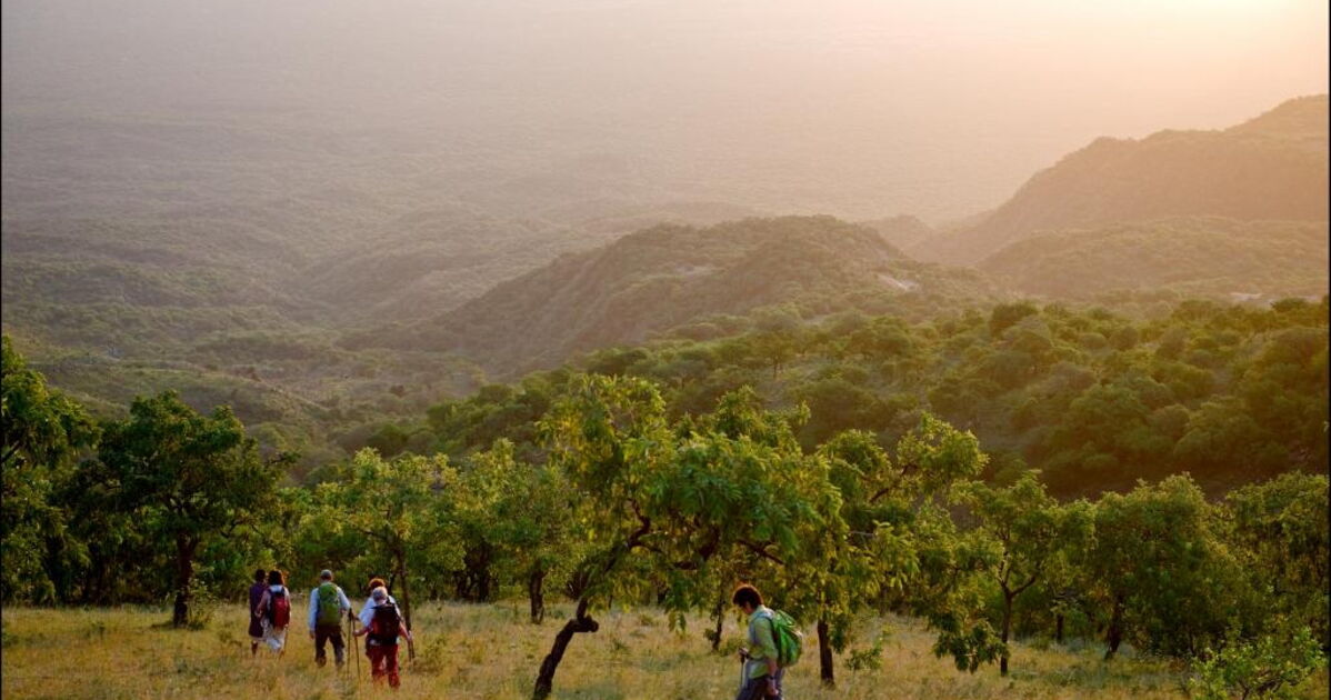 Descente de Nguruman Escarpment, - Geo.fr