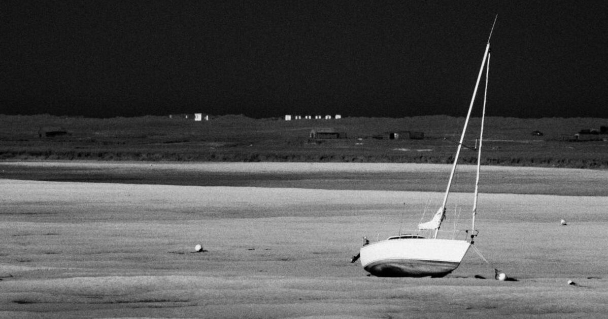 cale sèche, Dans le Havre de la Venlée à marée basse... - Geo.fr