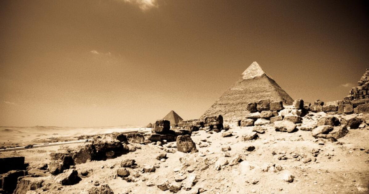 Kephren Pyramid.jpg, Photo de la pyramide de Kephren... - Geo.fr