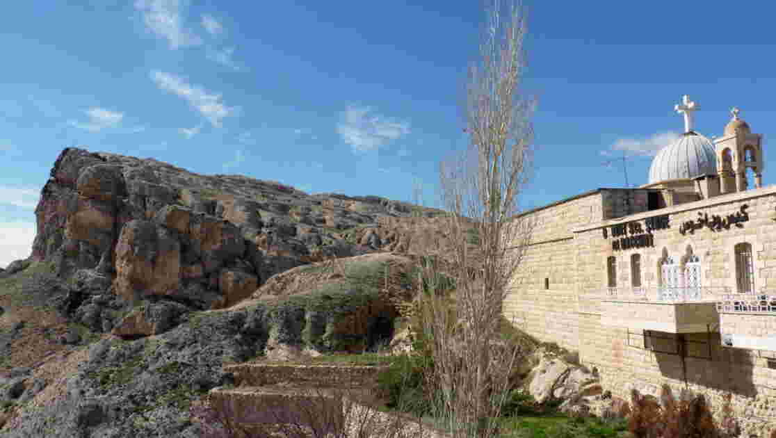 Syrie - Maaloula, première vision du village en arrivant... - Geo.fr