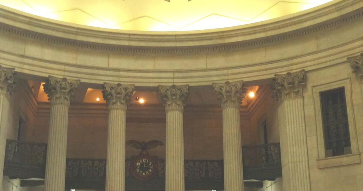 Intérieur du FEDERAL HALL, Ce bâtiment contient ,1 - Geo.fr