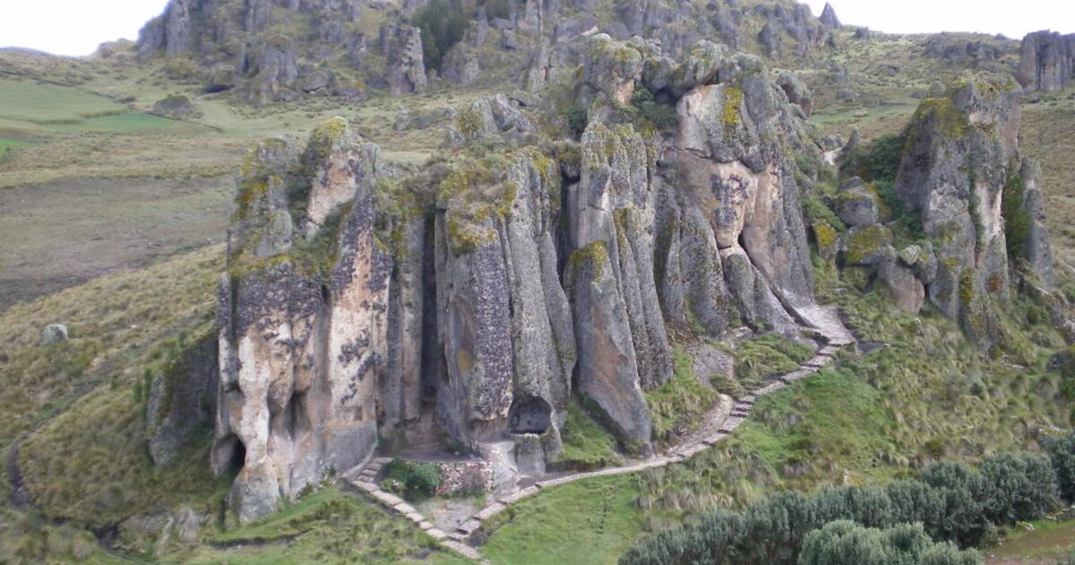 Cumbe_Mayo.JPG, Cumbe Mayo, près de Cajamarca. Le1 - Geo.fr