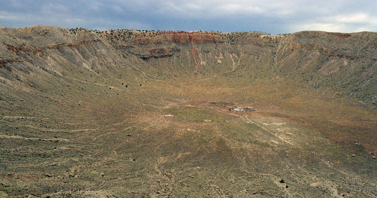 USA Meteor Crater 3.jpg, Le cratère laissé par ce météorite... - Geo.fr