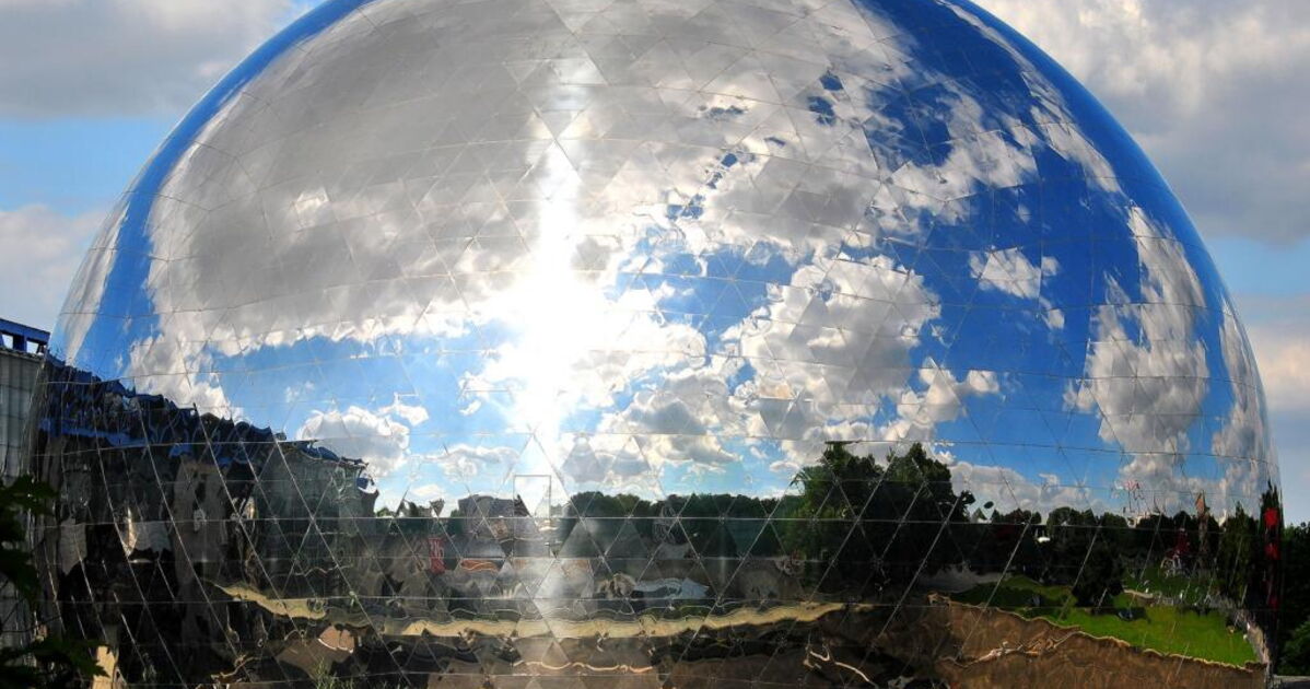 La Géode : parc de La Villette., La sphère de 361 - Geo.fr