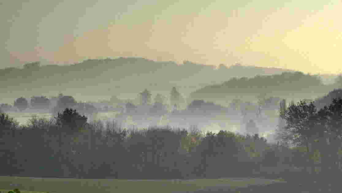 camaïeu de bleu, A l'image, un paysage de la région... - Geo.fr