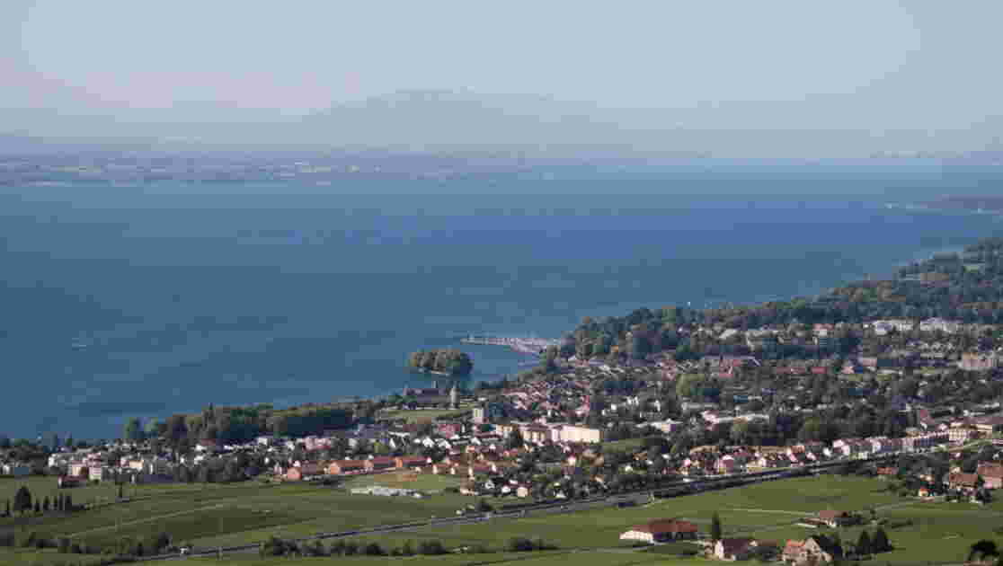 Vue sur le lac Léman, - Geo.fr