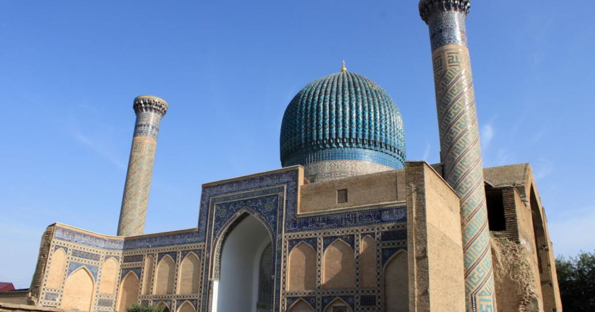 Le Gour Emir, à Samarcande, Si le Registan est pr1 - Geo.fr