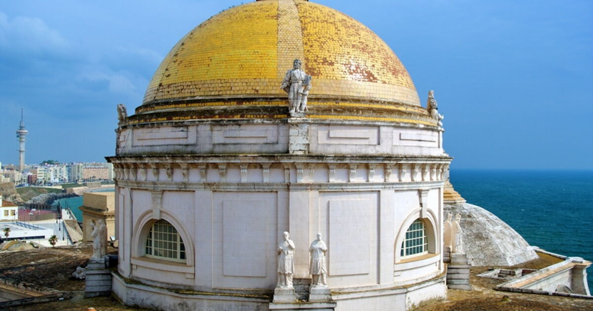 Le dôme de la cathedrale à Cadix, - Geo.fr