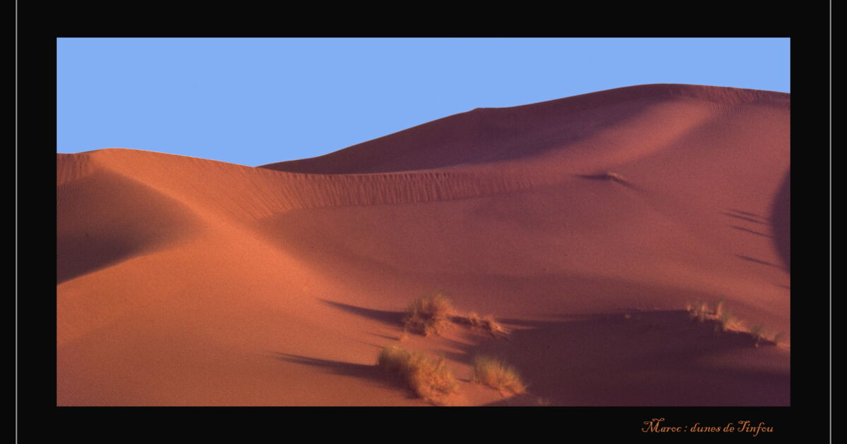 Dunes de Tinfou, Maroc - Geo.fr