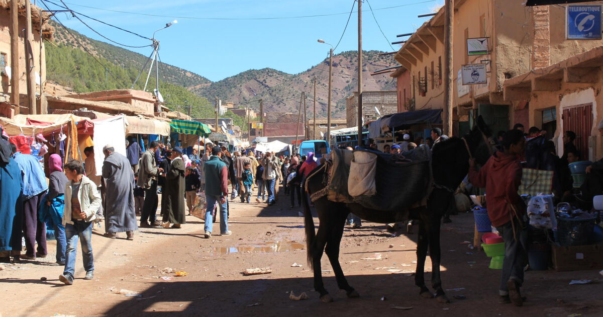 Le souk de Tabant , dans le Haut-Atlas , est un souk... - Geo.fr