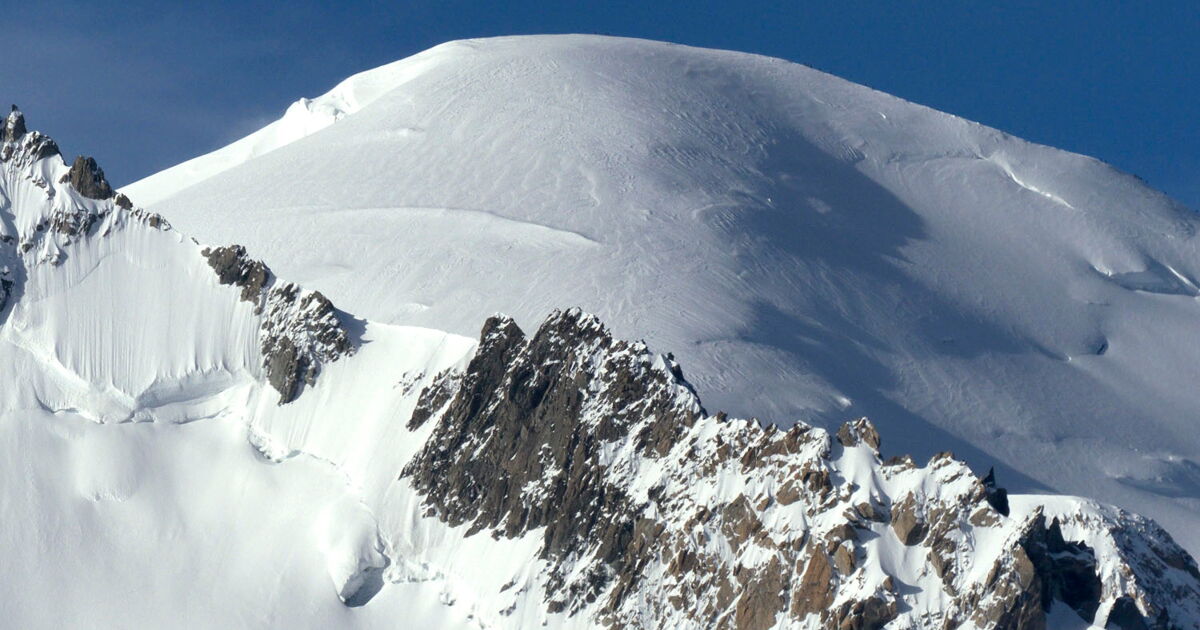 Le sommet du Mont-Blanc, Chamonix - Geo.fr