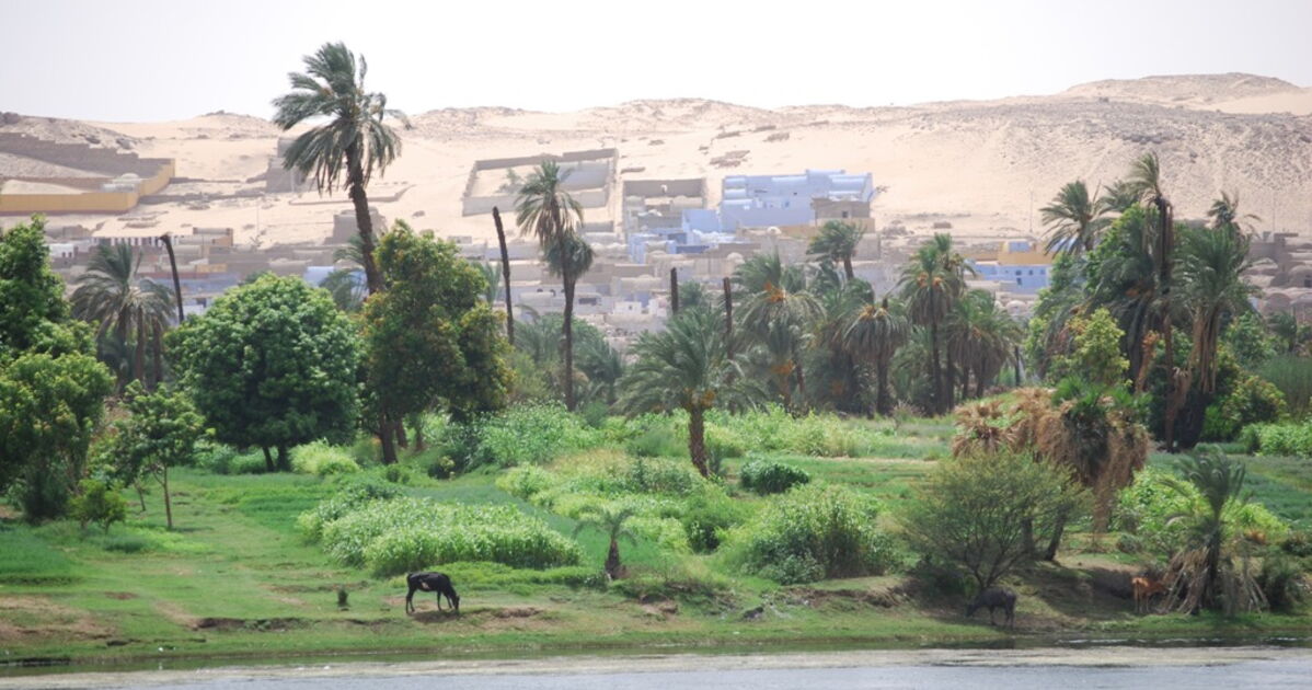 Village nubien, Sur le Nil - Geo.fr