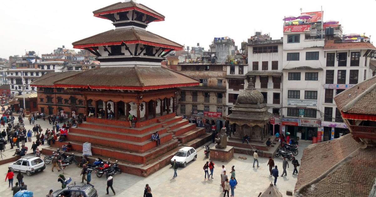 Népal Katmandou Durbar Square Trailokya Mohan Nar1 - Geo.fr