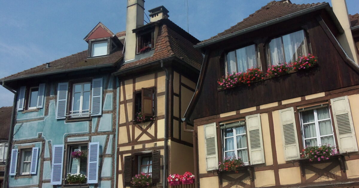 Colmar, maisons à colombages, Alsace, Colmar. - Geo.fr