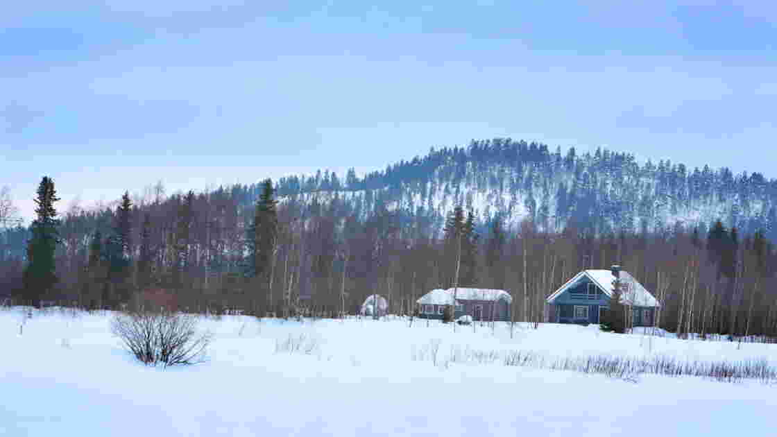 Laponie janvier 2014 , aurores boréales à Ivalo - Geo.fr
