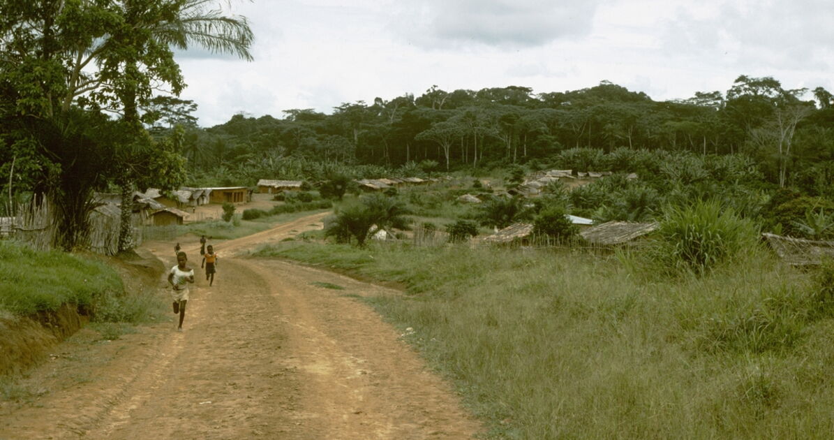Congo 70 Village entre Zanaga et Sibiti 1, Après le... - Geo.fr