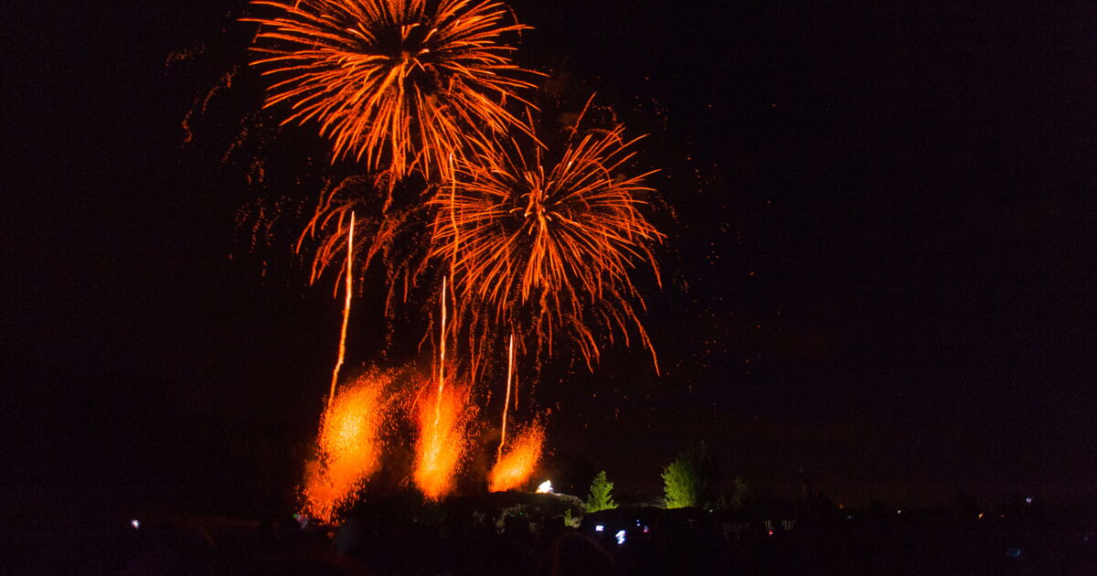 Le pont du Gard en Feu , Les nuits de feu au Pont du... - Geo.fr
