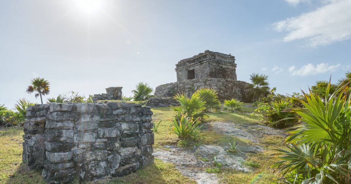 Tulum, La cité de Tulum est célèbre de part sa localisation... - Geo.fr