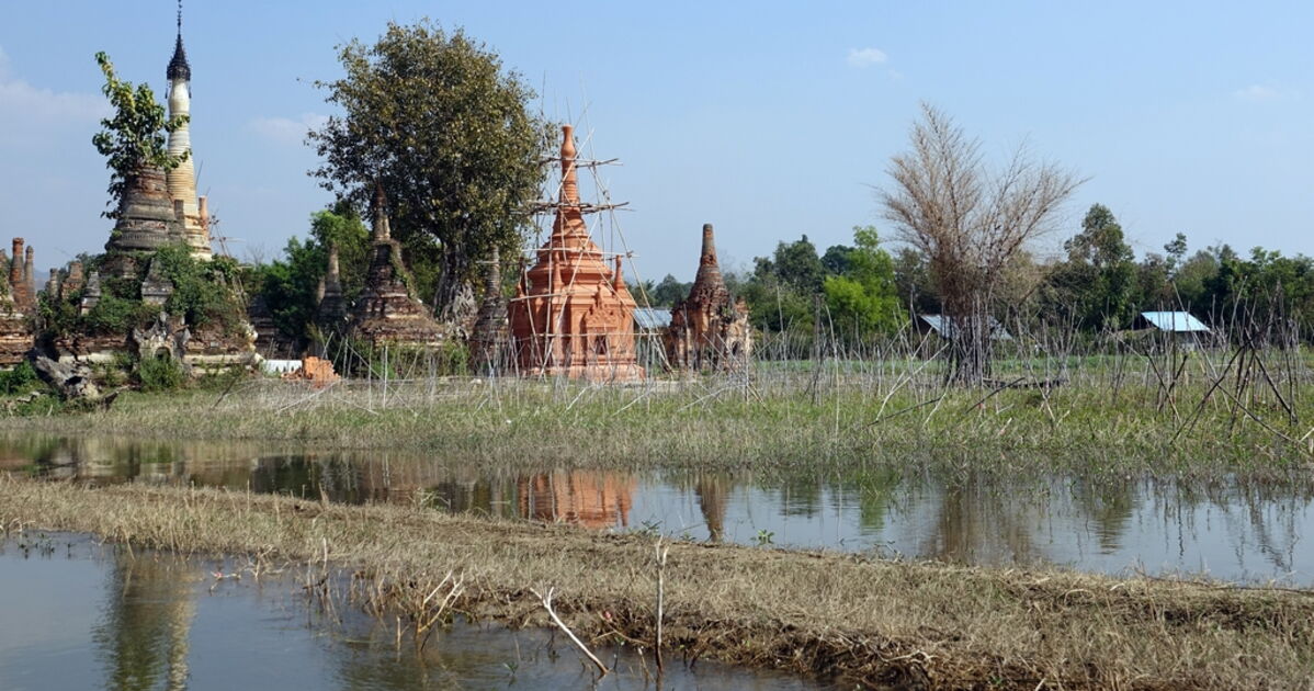 Myanmar Lac Sagar village de Samkar 3, À 15 min de... - Geo.fr