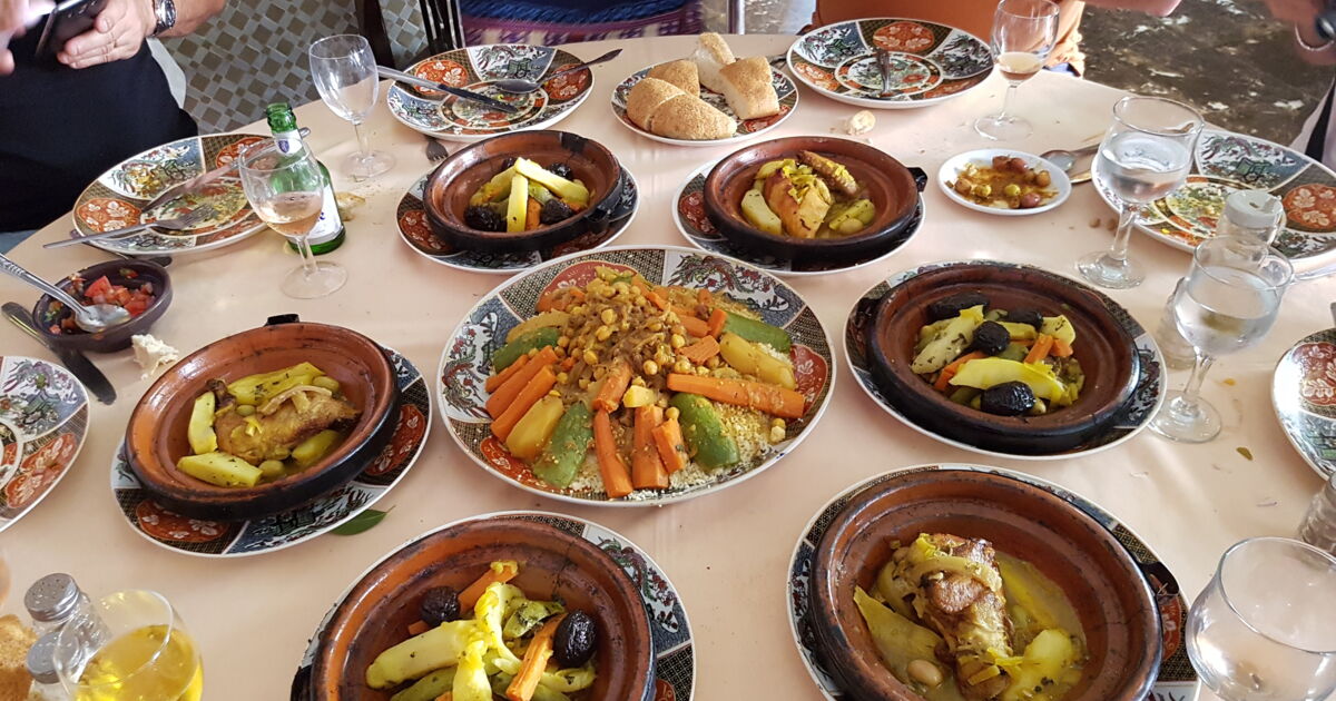 Marrakech !!! , petit repas traditionnel ... - Geo.fr
